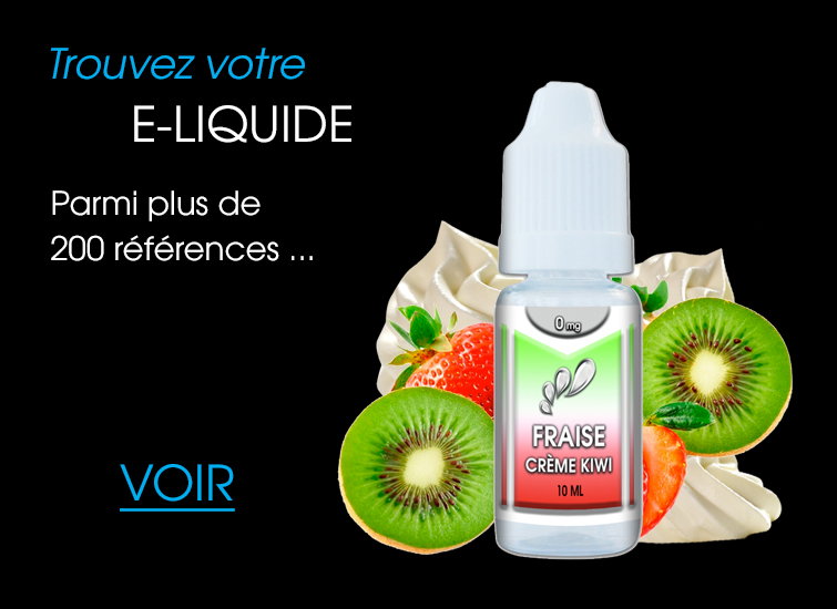 Boutique en ligne de e-liquides fabriqués en France
